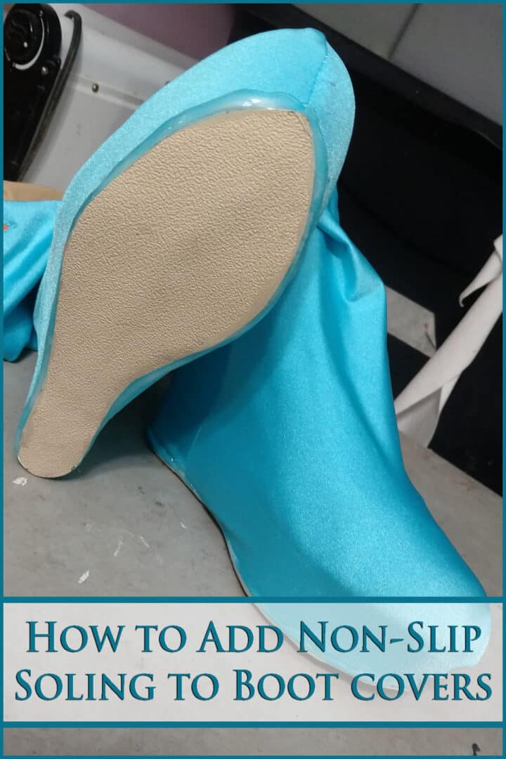How to Add a Sole to Boot Covers - Spandex Simplified