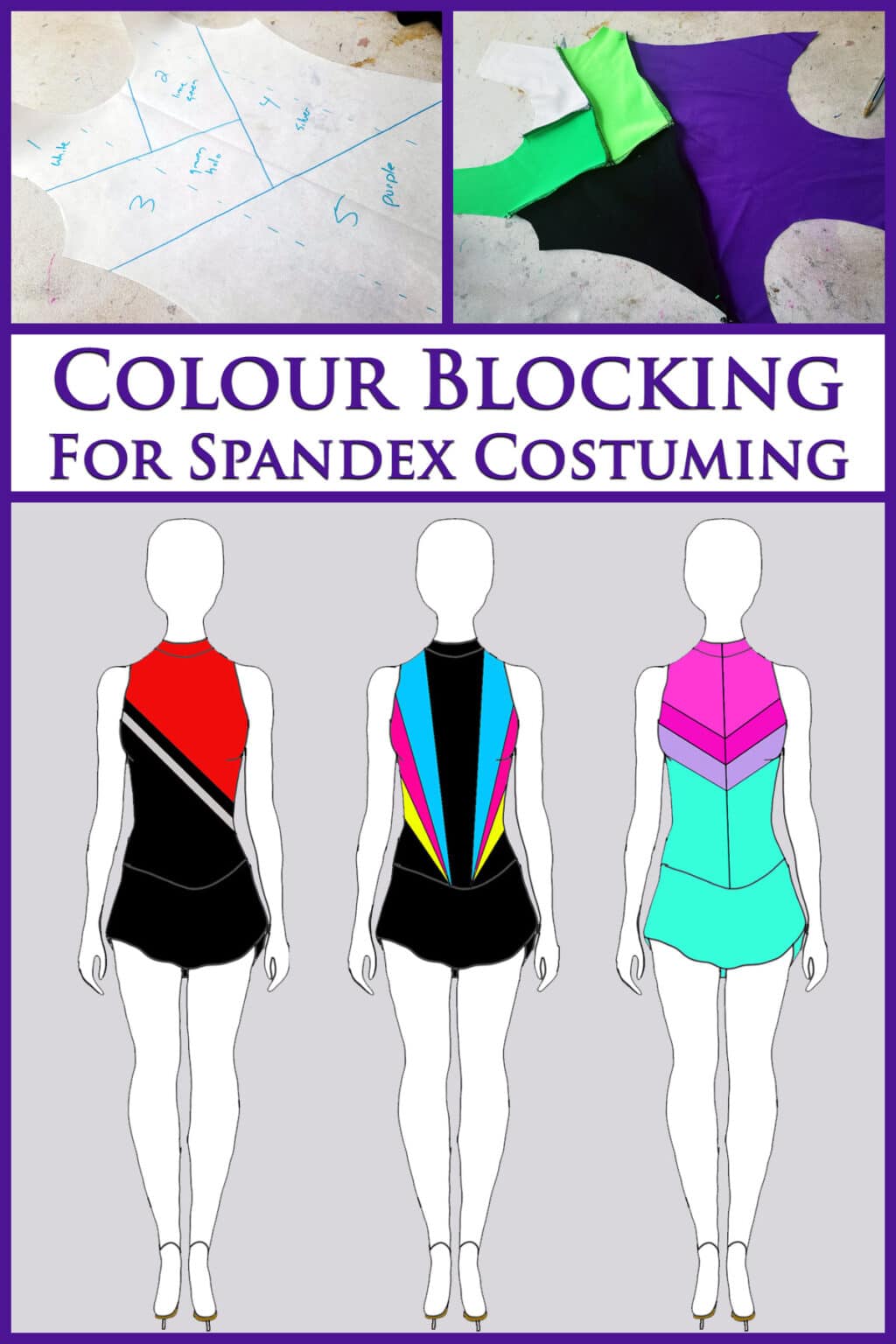 Colour Blocking for Spandex Costuming - Spandex Simplified