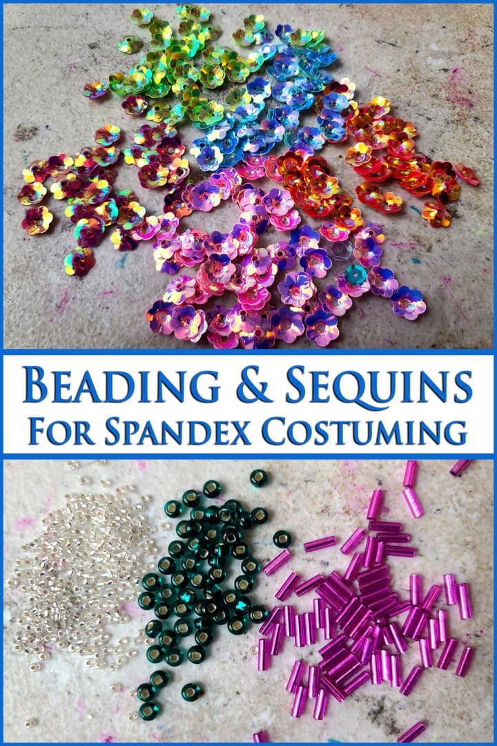 Beading and Sequins on Spandex - Spandex Simplified