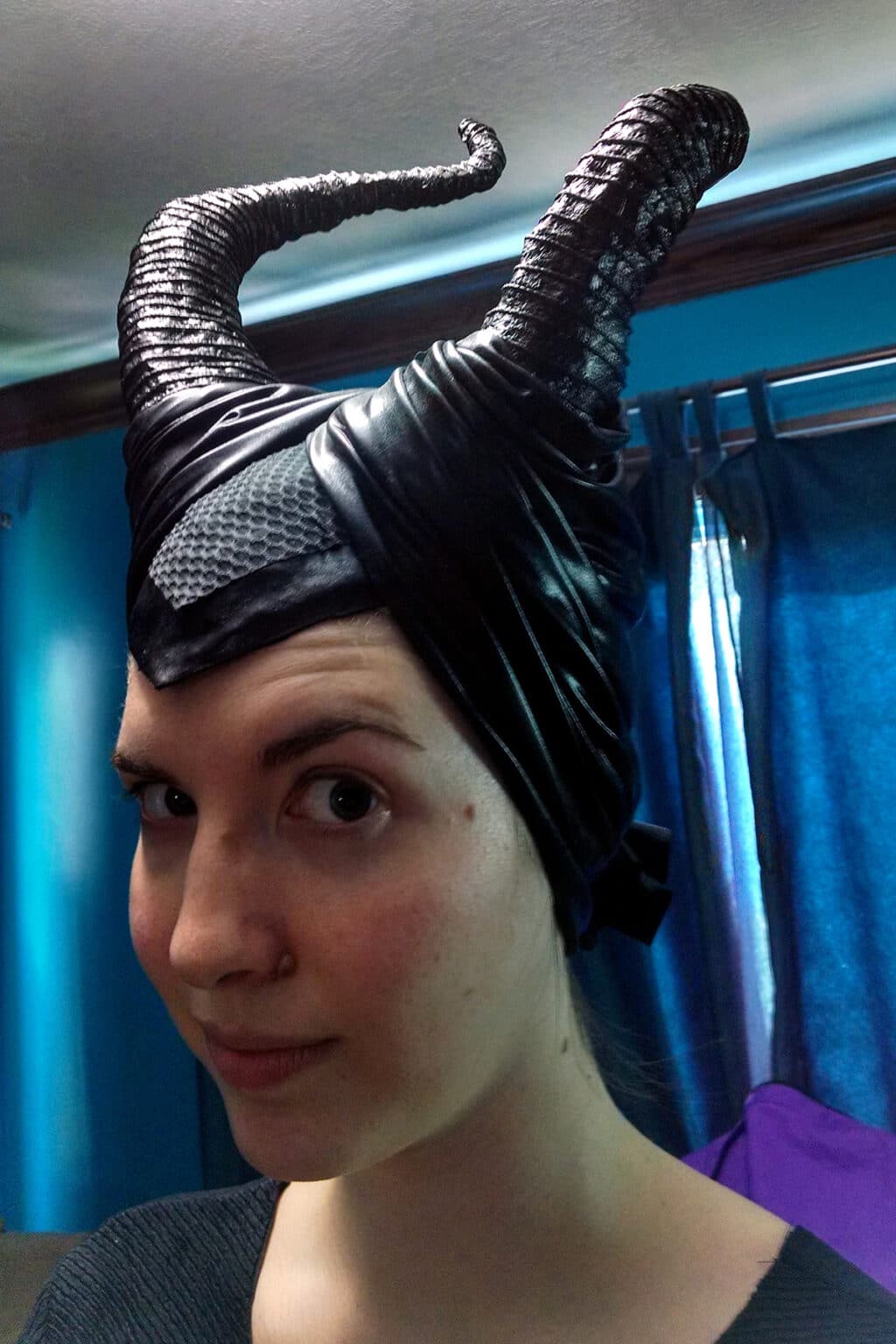 Maleficent's Headpiece - Spandex Simplified