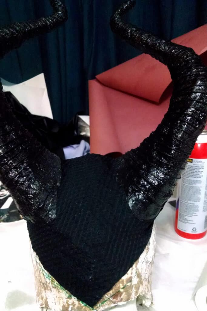 Maleficent's Headpiece - Spandex Simplified