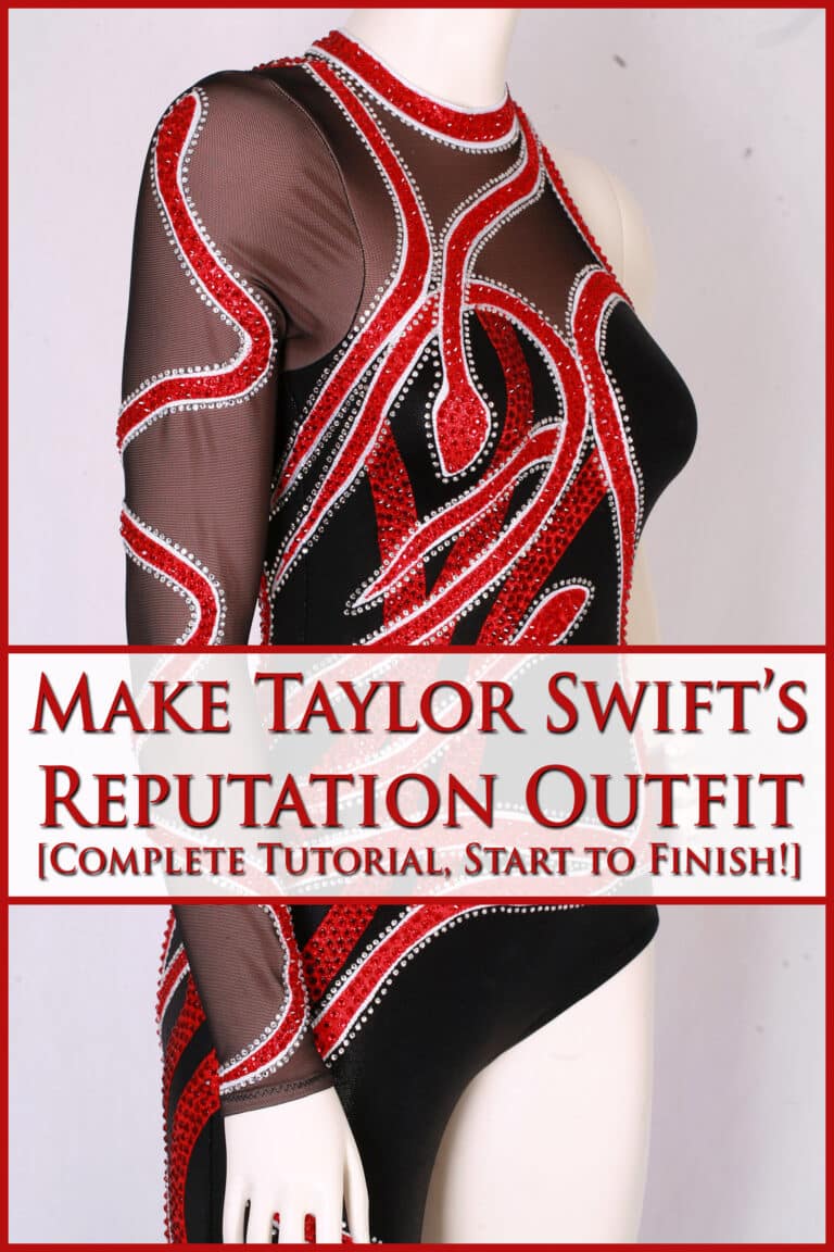 Taylor Swift Reputation Leotard Part 2 [Applique and Assembly ...